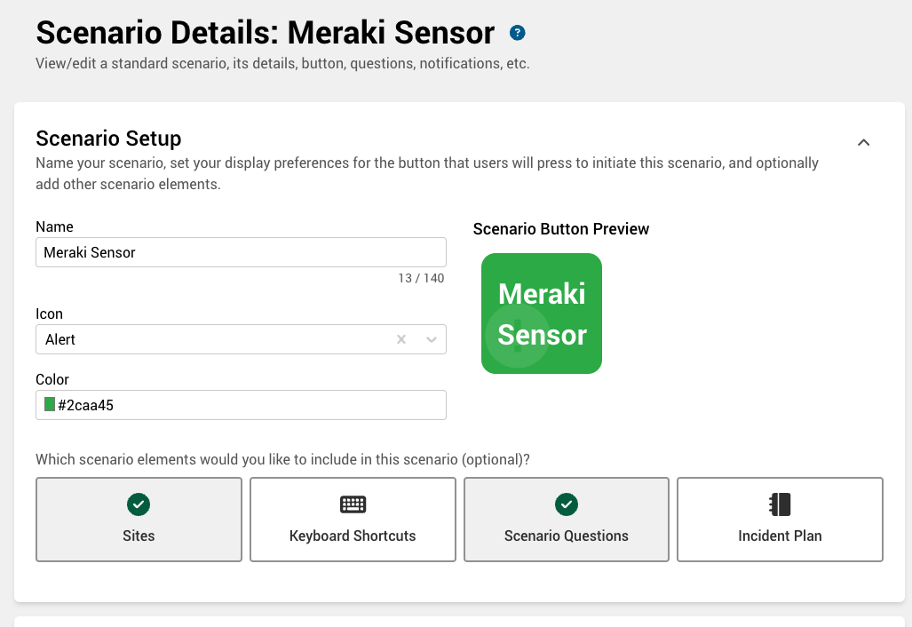 Trigger Informacast Fusion Scenarios From Meraki Sensors