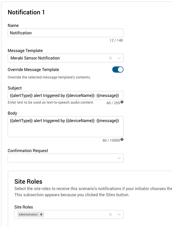 Trigger InformaCast Fusion Scenarios from Meraki Sensors