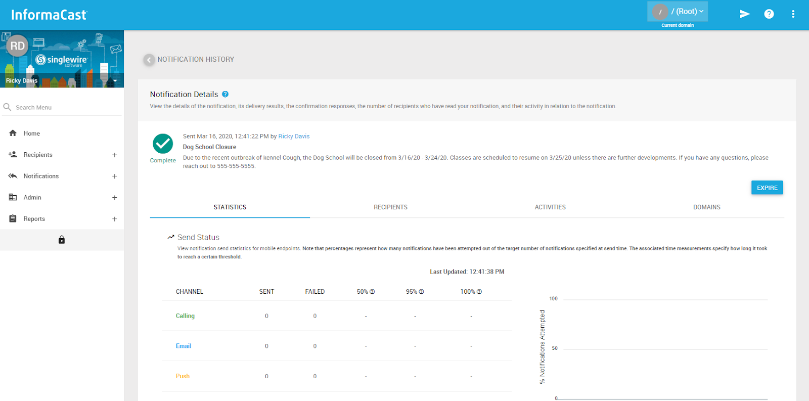 Send Your First Mass Notification With InformaCast Mobile