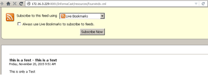 Custom Script for Four Winds Interactive Digital Signage