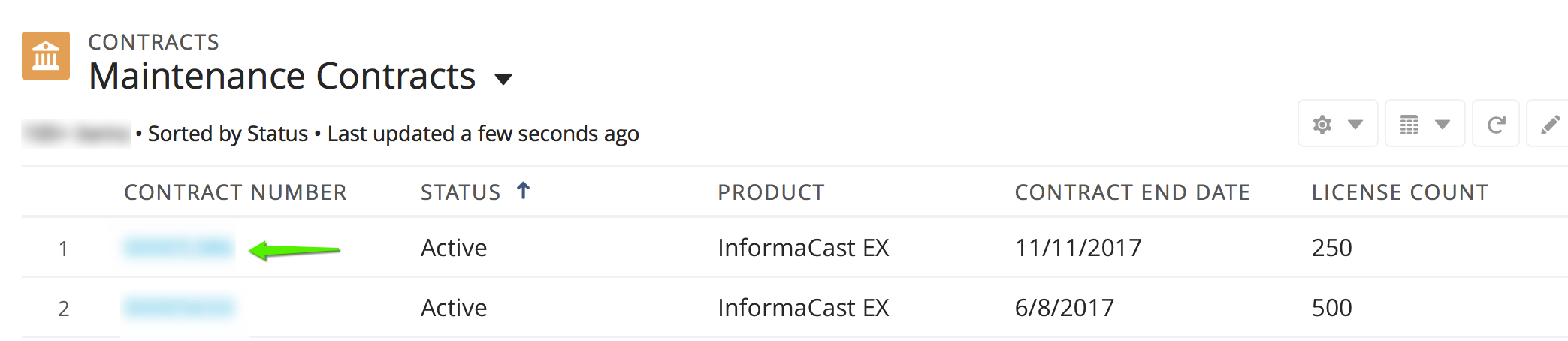 View My Contract Information