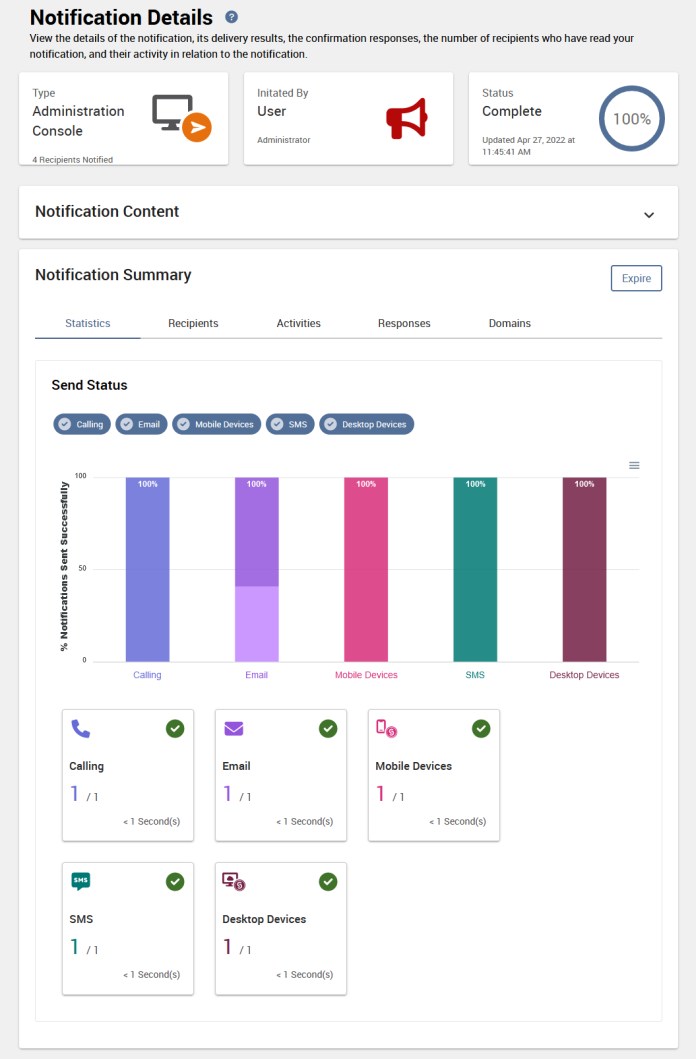 InformaCast Fusion UI Overview