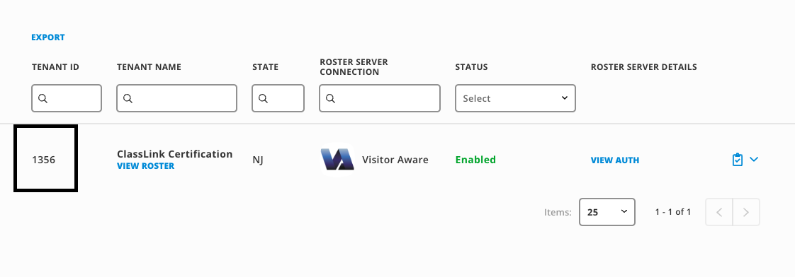 Set Up ClassLink OneRoster Integration
