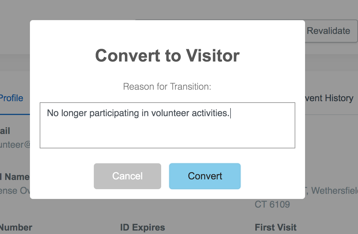 Convert Visitors and Volunteers