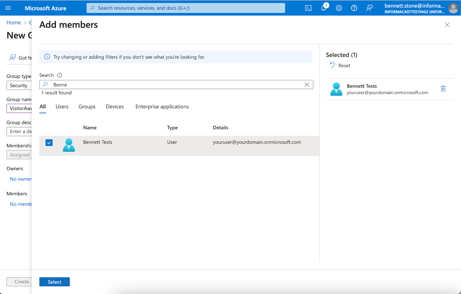 Provision Azure Groups for Visitor Aware Locations and Roles