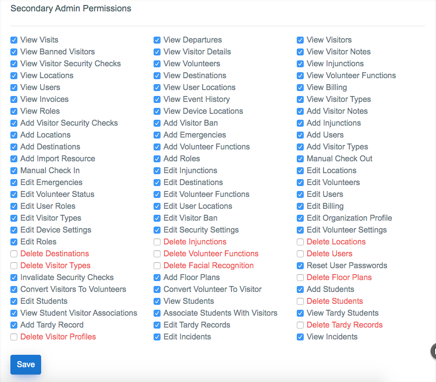 Manage User Roles and Permissions