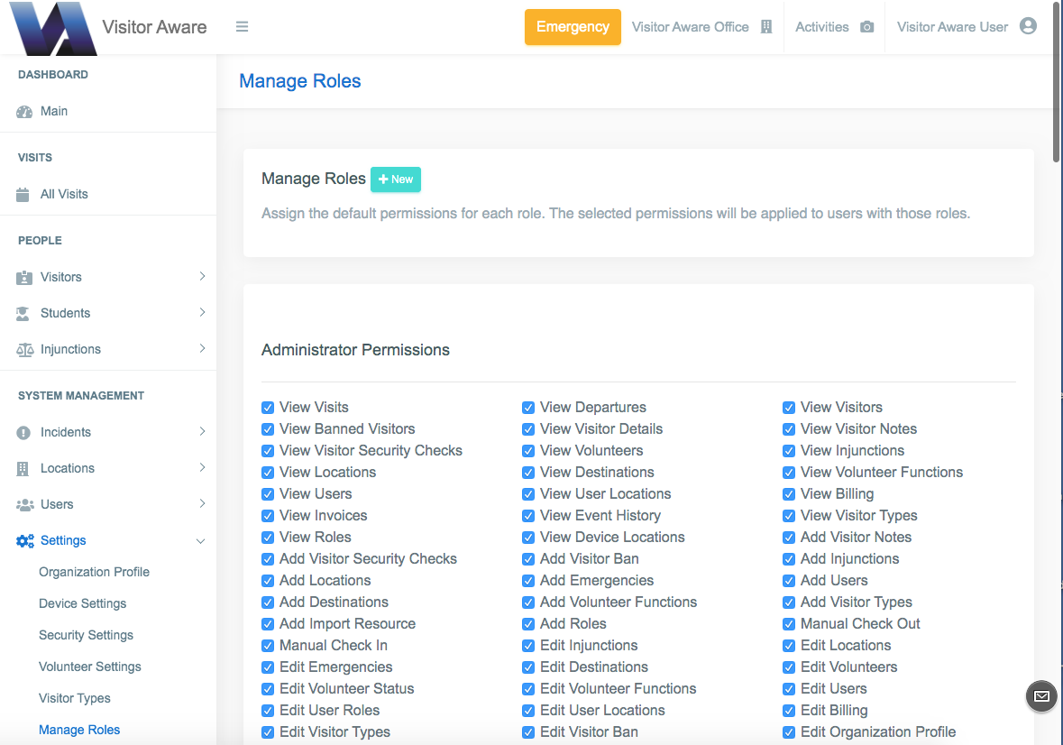 Manage User Roles and Permissions