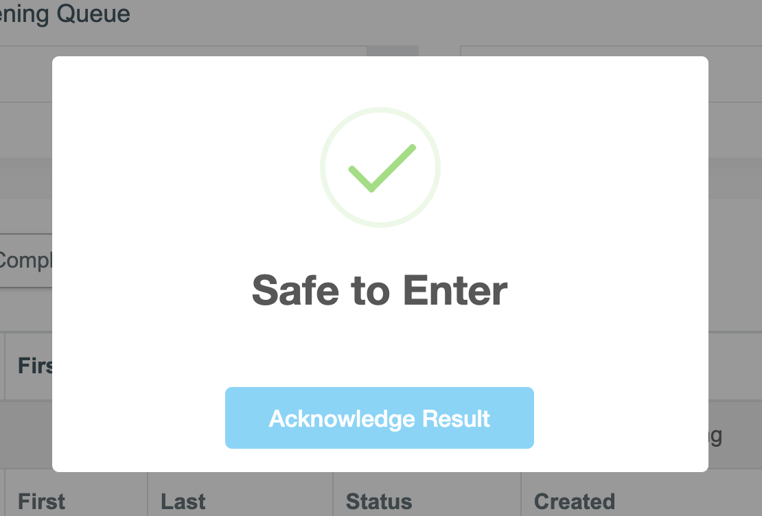 Manage COVID-19 Visitor Screening